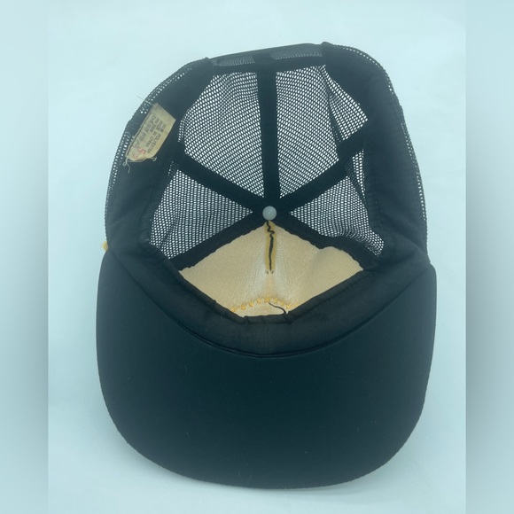 Accessories | Rare Black Vintage Commander In Chief Gold Leaf Mesh Cap ...